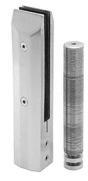 CRL AFWC1 Brushed Stainless One-Piece Core Mount Frameless Windscreen ...