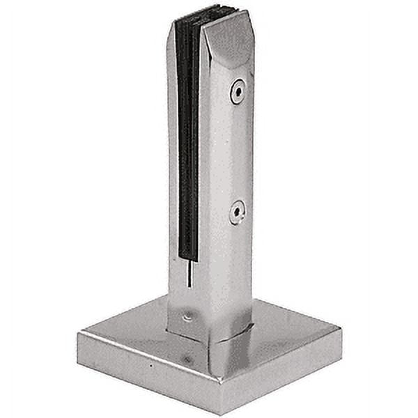 CRL AFWC1SBS Brushed Stainless Beveled One-Piece Surface Mount ...