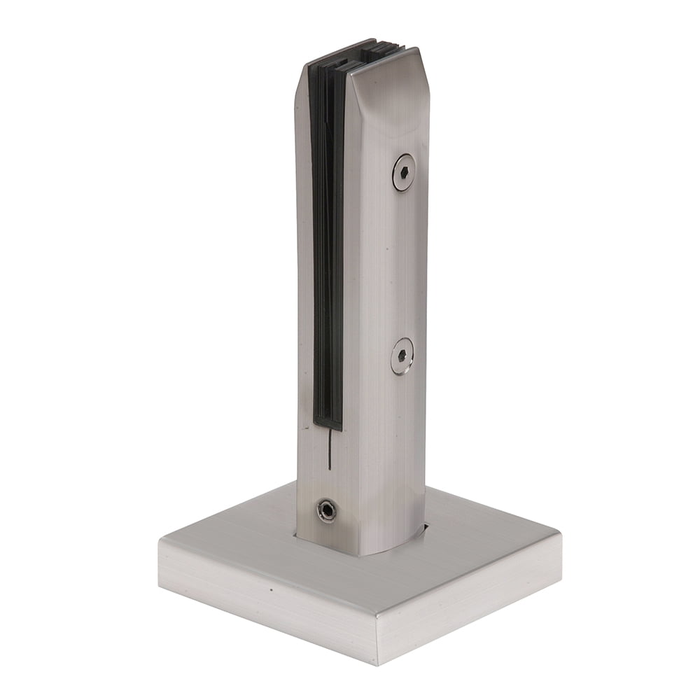 CRL AFWC1SBS Brushed Stainless Beveled One-Piece Surface Mount ...