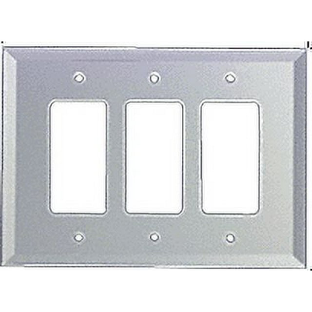 CRL B16C-XCP50 CRL Clear Mirror Glass Triple Decora Outlet in Bulk Pack ...