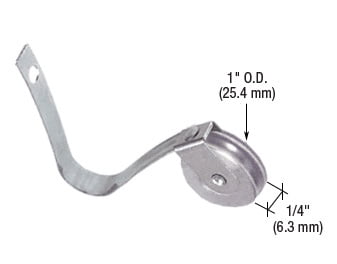 CRL B571 1" Steel Ball Bearing Sliding Screen Door Spring Tension ...