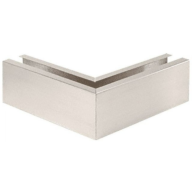 CRL B5L90BS Brushed Stainless 12" 90 Mitered Corner Cladding for B5L ...