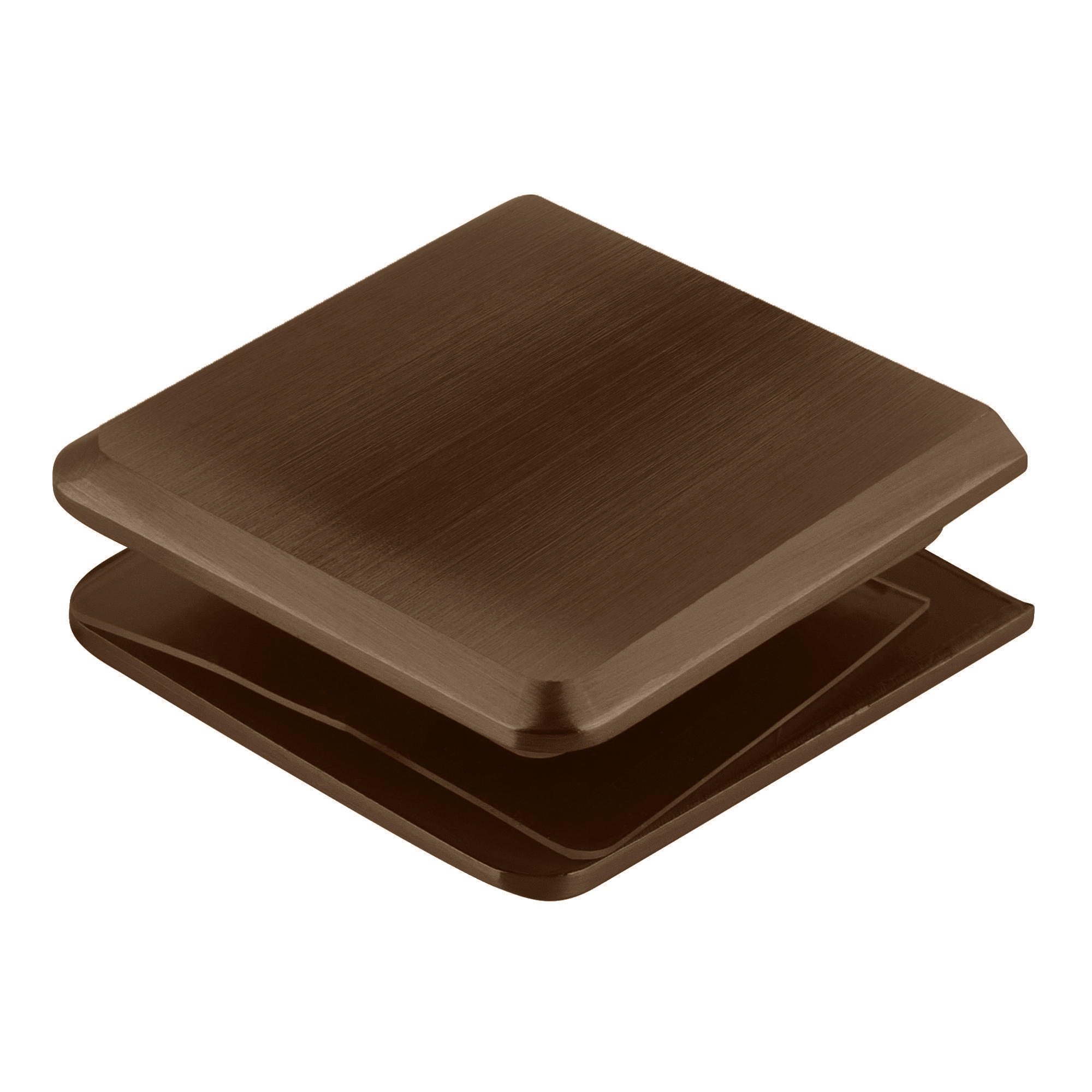 CRL BCU4ABRZ Antique Bronze Beveled Hole-in-Glass Style Wall Mount ...