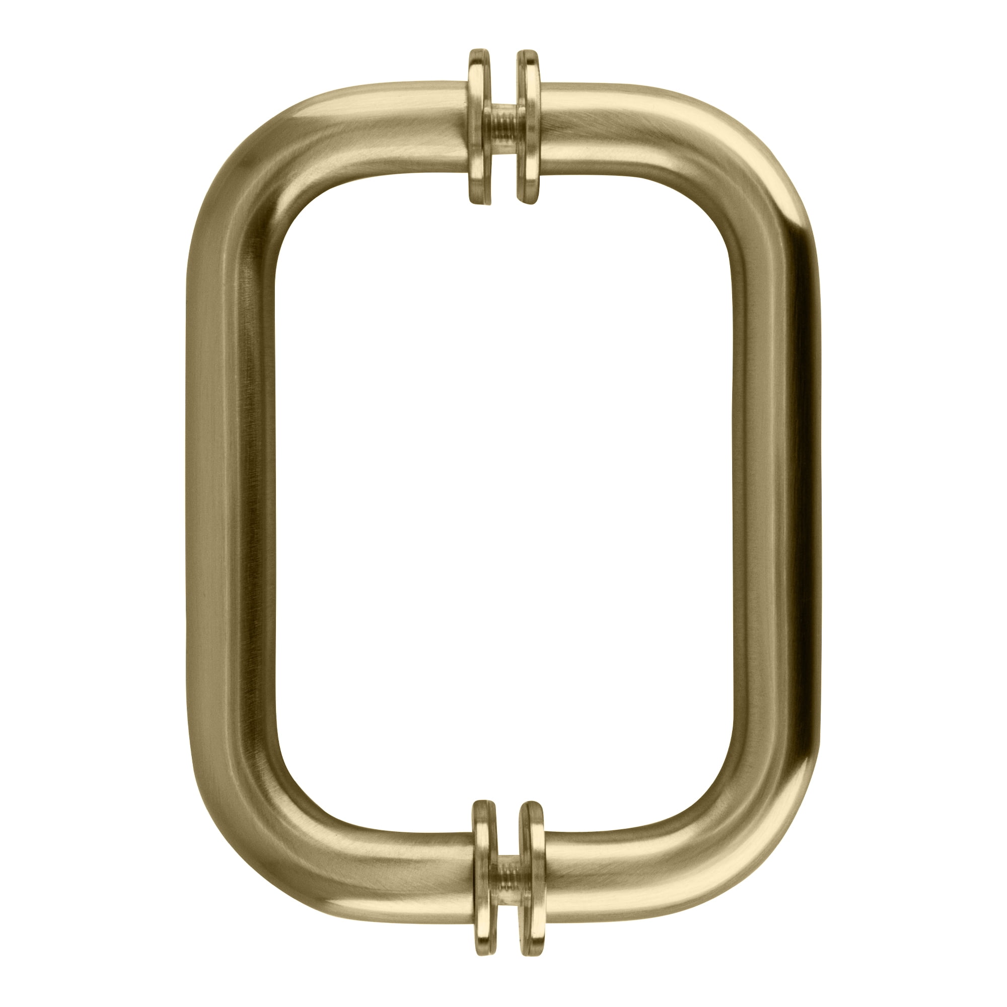 CRL BM6X6BBRZ Brushed Bronze 6" BM Series Tubular Back-to-Back Pull ...