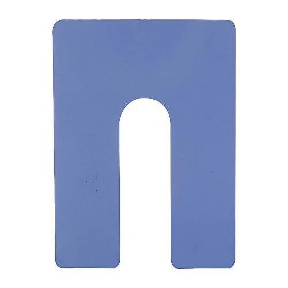CRL Blue 1/16" X 4" Jumbo Horseshoe Shims - 100 Pack - Walmart.com