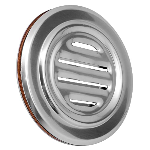 CRL Bright Anodized Finish Aluminum No-Draft Speak-Thru - Walmart.com
