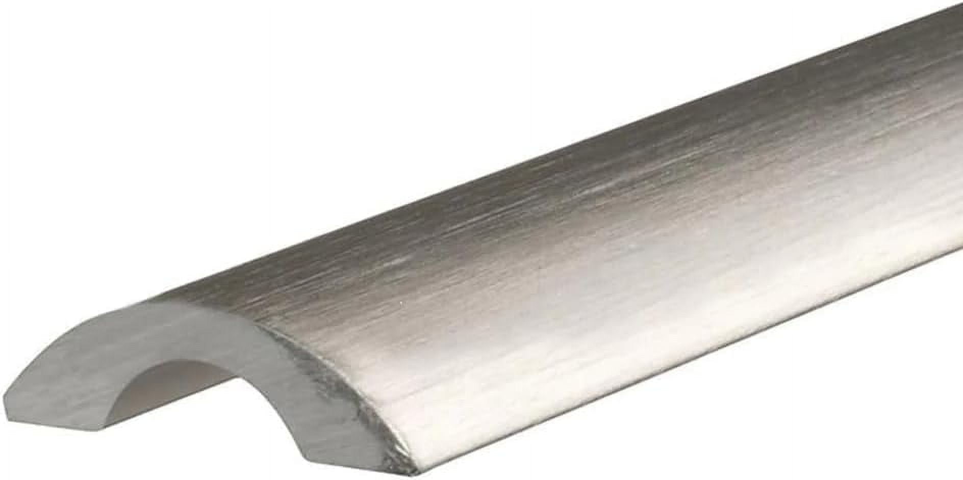 CRL Brushed Nickel Frameless Shower Door Half-Round Threshold - 31 in ...