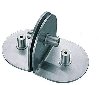 CRL CCB2PS 316 Polished Stainless 2-Way Glass / 1-Way Wall Circular ...