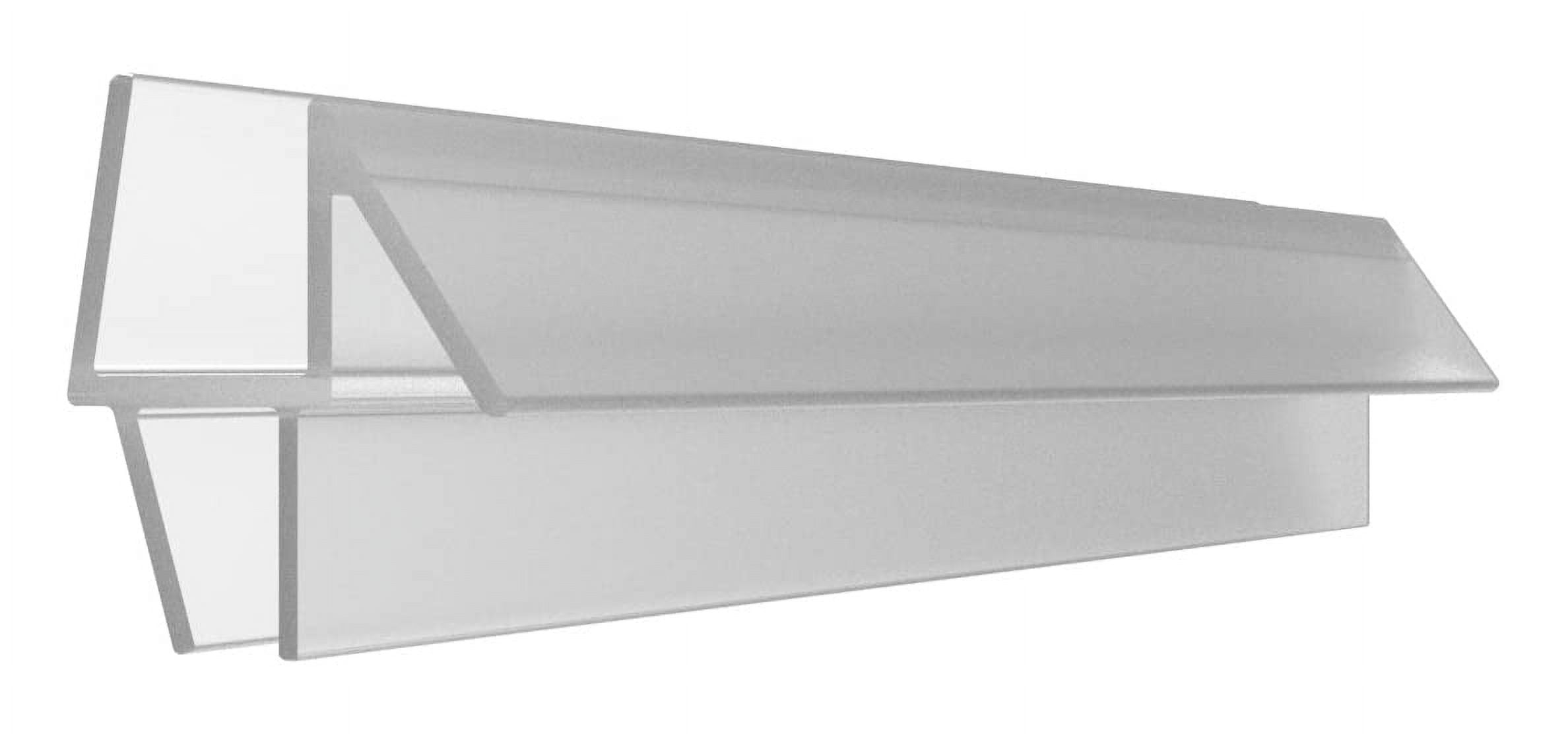 CRL Clear Co-Extruded Bottom Wipe With Drip Rail For 3/8" Glass By CR ...