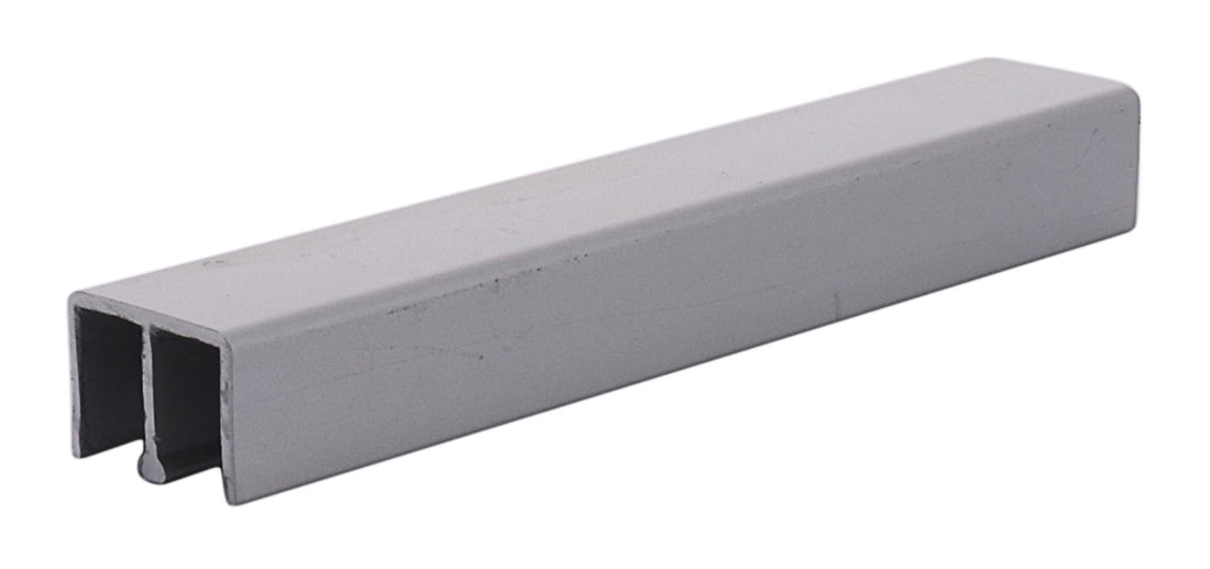 CRL D618A Satin Anodized Aluminum Upper Track for 1/4" Sliding Panels ...
