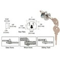 CRL D802CKA Chrome Keyed Alike Universal Plunger Lock - Walmart.com
