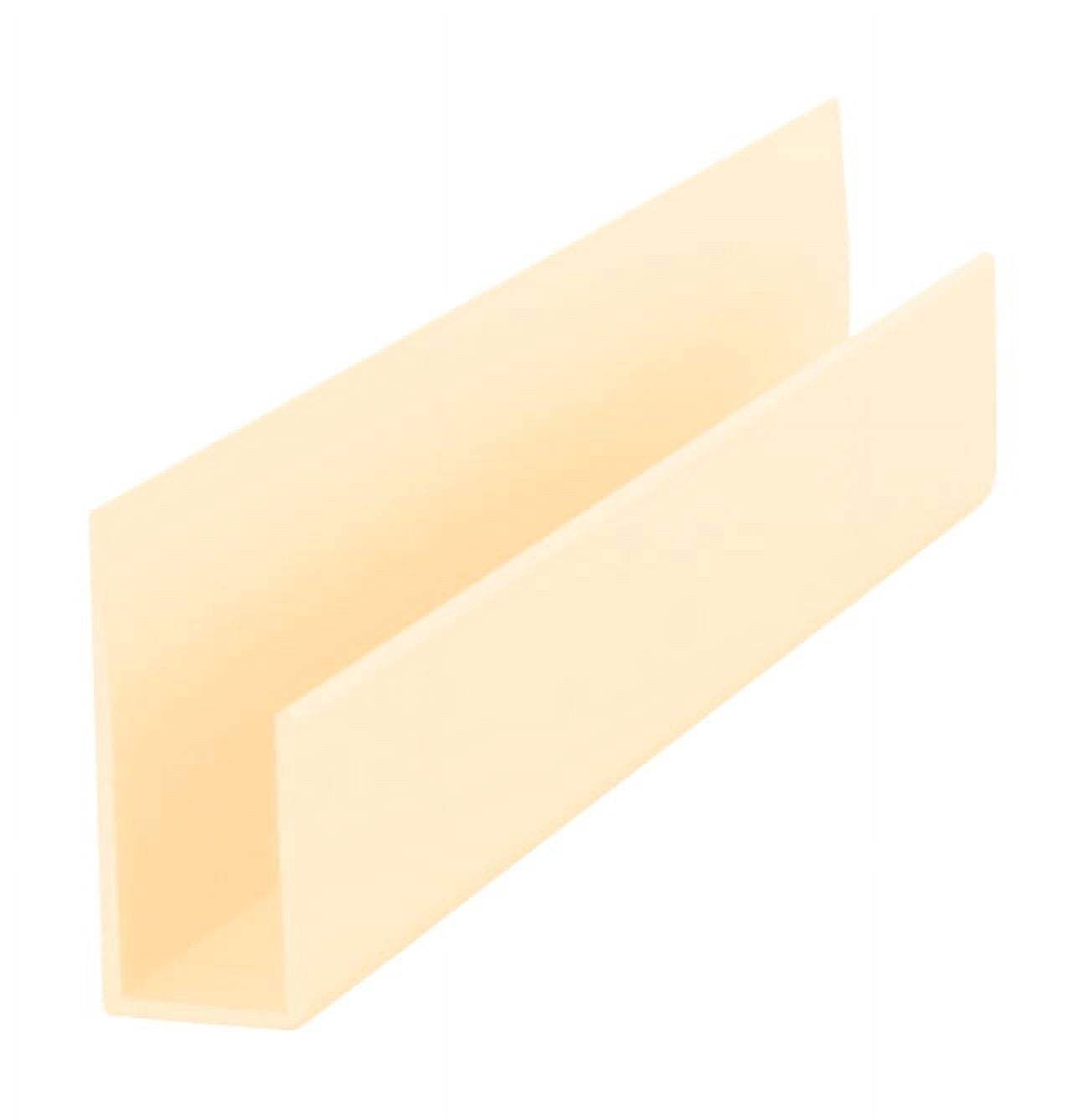 CRL D838BGA Brite Gold Anodized Aluminum Deep Nose 3/8" J-Channel 144 ...