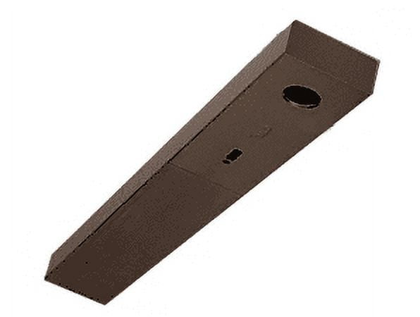 CRL DCH4ECDU Black Bronze Anodized End Cap for 1-3/4" x 4" Headers ...