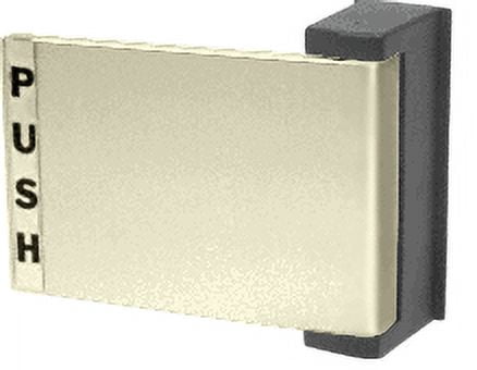 CRL DL2162BN Brushed Nickel Universal Push-Pull Paddle Handle - Push to ...