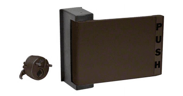 CRL DL2164DU Dark Bronze Universal Push-Pull Paddle Handle - Push to ...