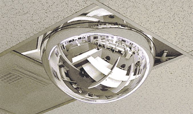 CRL DMX22X24 22" Diameter Special 360 Degree Vision Acrylic Dome Mirror ...