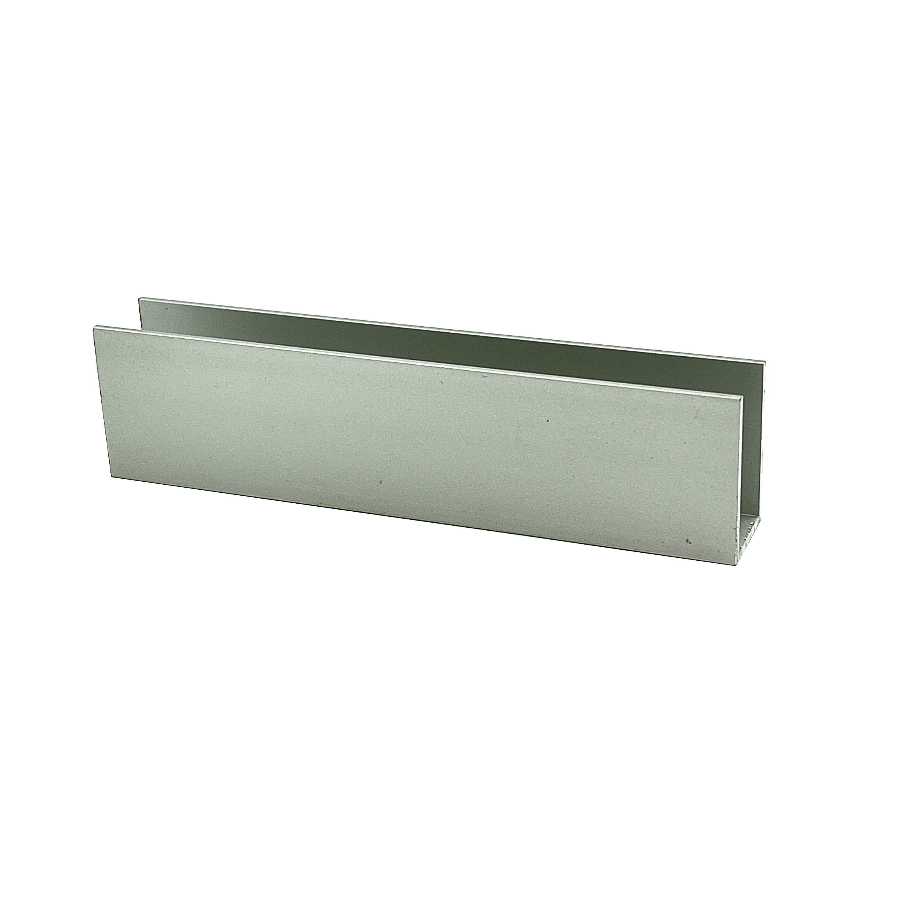 CRL DV750A Satin Anodized 1/2" Aluminum U-Channel 144" Stock Length ...