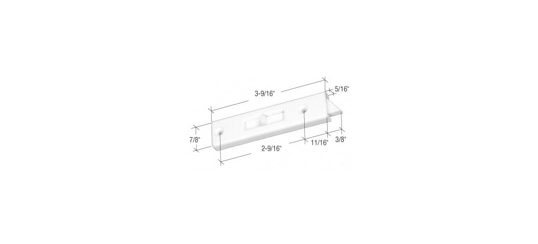 CRL F2671 Tilt Window Latch with 2-9/16" Screw Holes White - Walmart.com