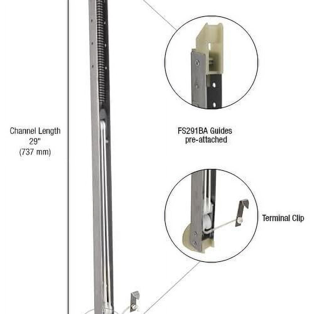 CRL FA2830G 2830 Window Channel Balance With FS291BA Guides Attached ...