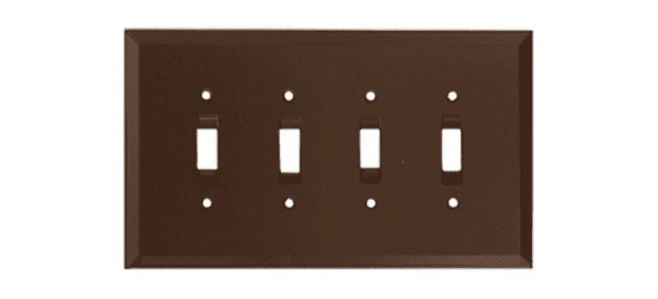 CRL GMP11B Bronze Quad Toggle Glass Mirror Plate - Walmart.com