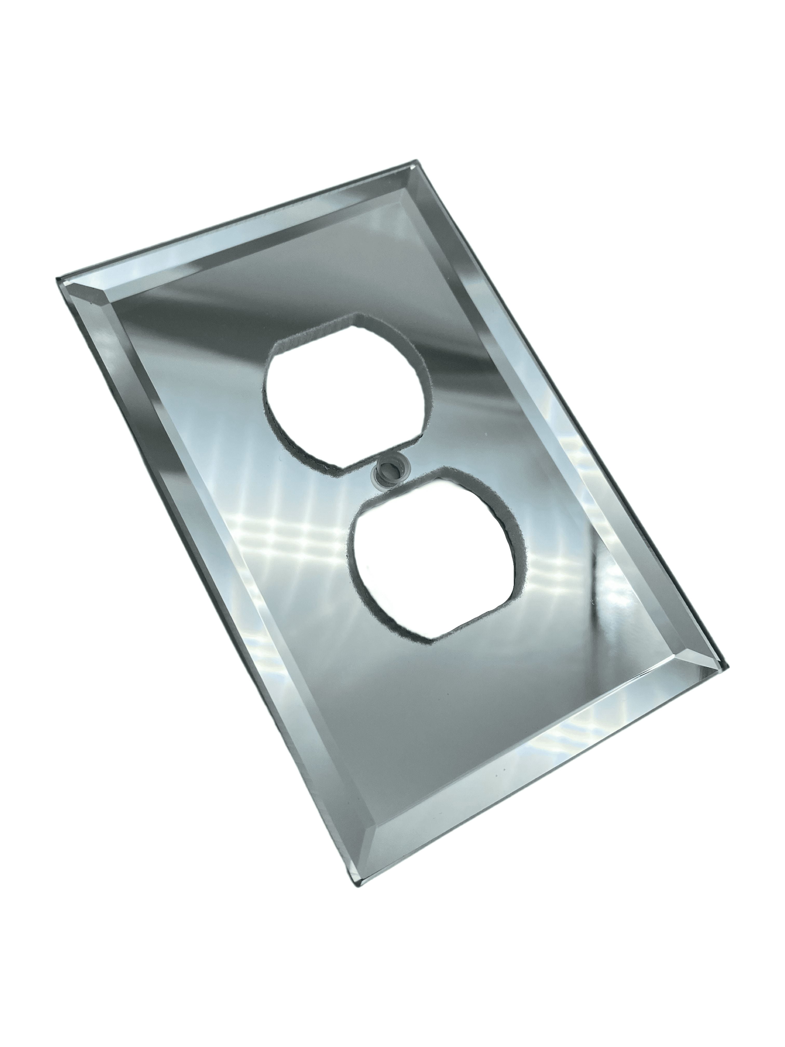 CRL GMP2G Gray Duplex Plug Glass Mirror Plate - Walmart.com