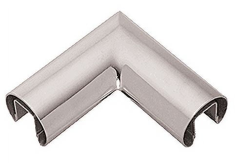 CRL GR207HPS Polished Stainless 2" Diameter 90 Degree Horizontal Corner ...