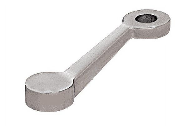 CRL GRP1LBS Brushed Stainless Single Long Arm Post Mount Spider Fitting ...