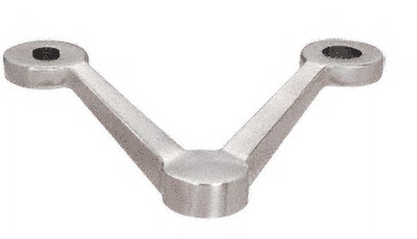 CRL GRP2VBS Brushed Stainless Double Arm Spider Fitting 'V' Post Mount ...