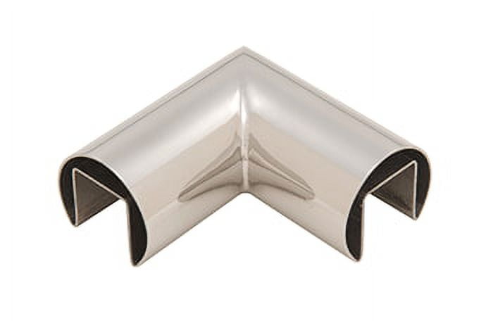 CRL GRRF20HPS 1-7/8" 316 Polished Stainless Steel 90 Degree Horizontal ...