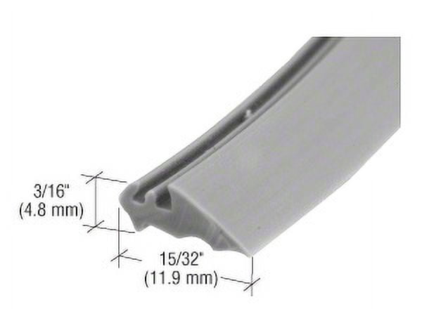 CRL GS765M Gray 15/32" Wide Glazing Spline - 1000 ft Roll - Walmart.com