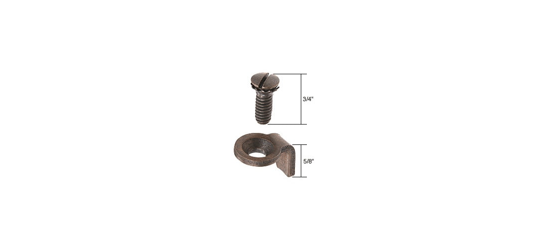 CRL H3658 Single Hole Locking Handle Clevis and Screw - Walmart.com