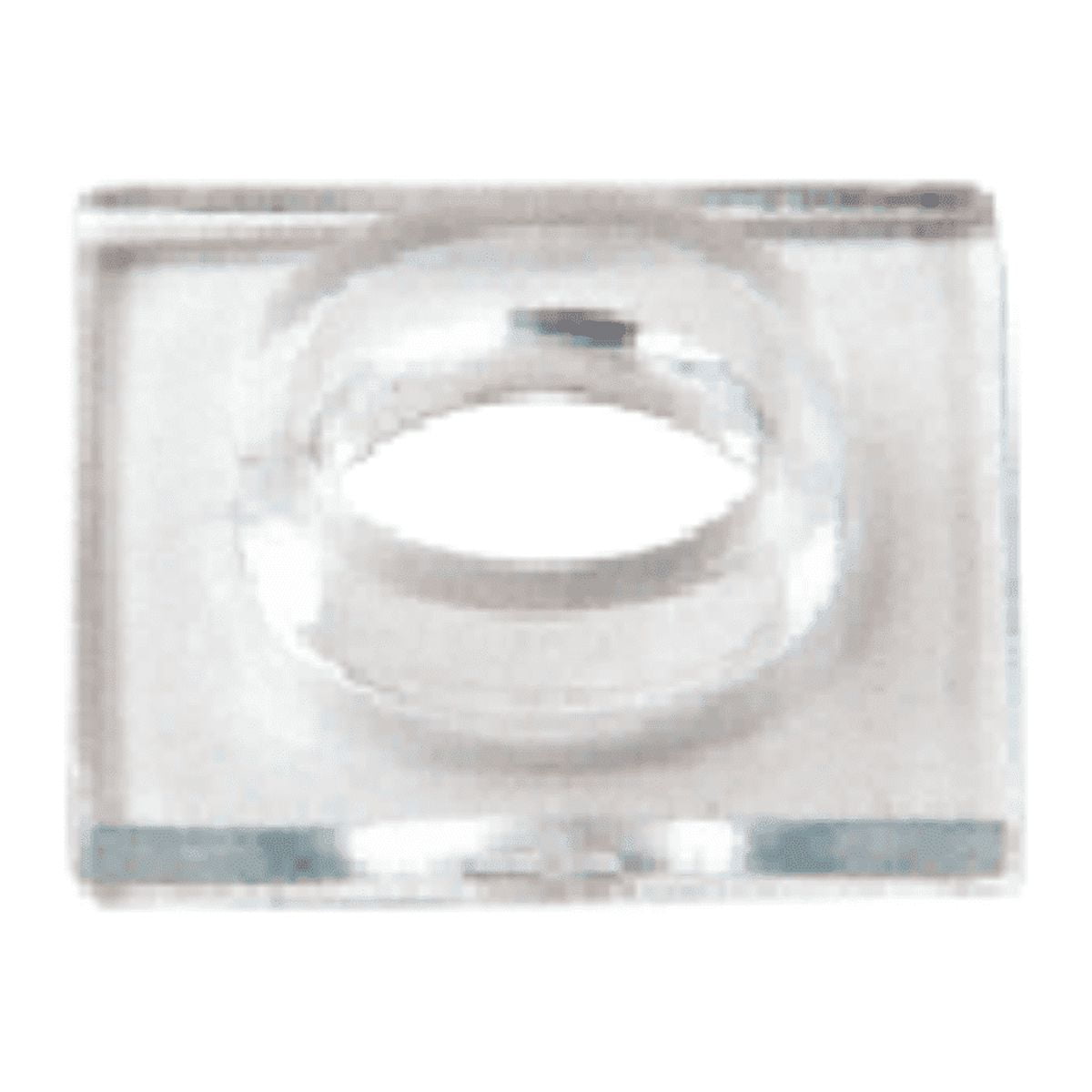 CRL HW060-XCP10 CRL Clear 3/4" O.D. Square Washer Vinyl with Sleeve 0. ...