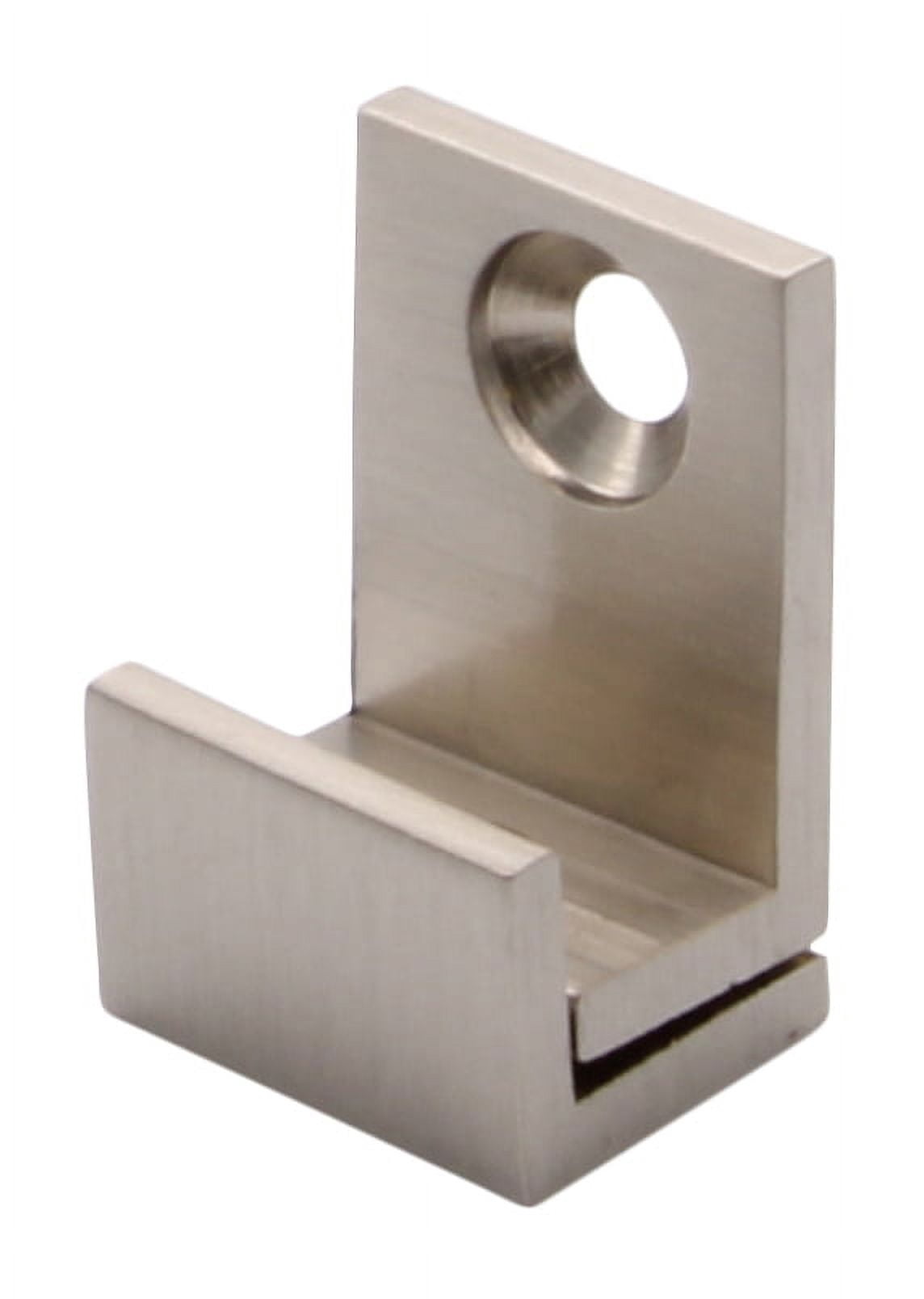 CRL MC01BN Brushed Nickel 5/8" Wide Mirror Clip Set - Walmart.com