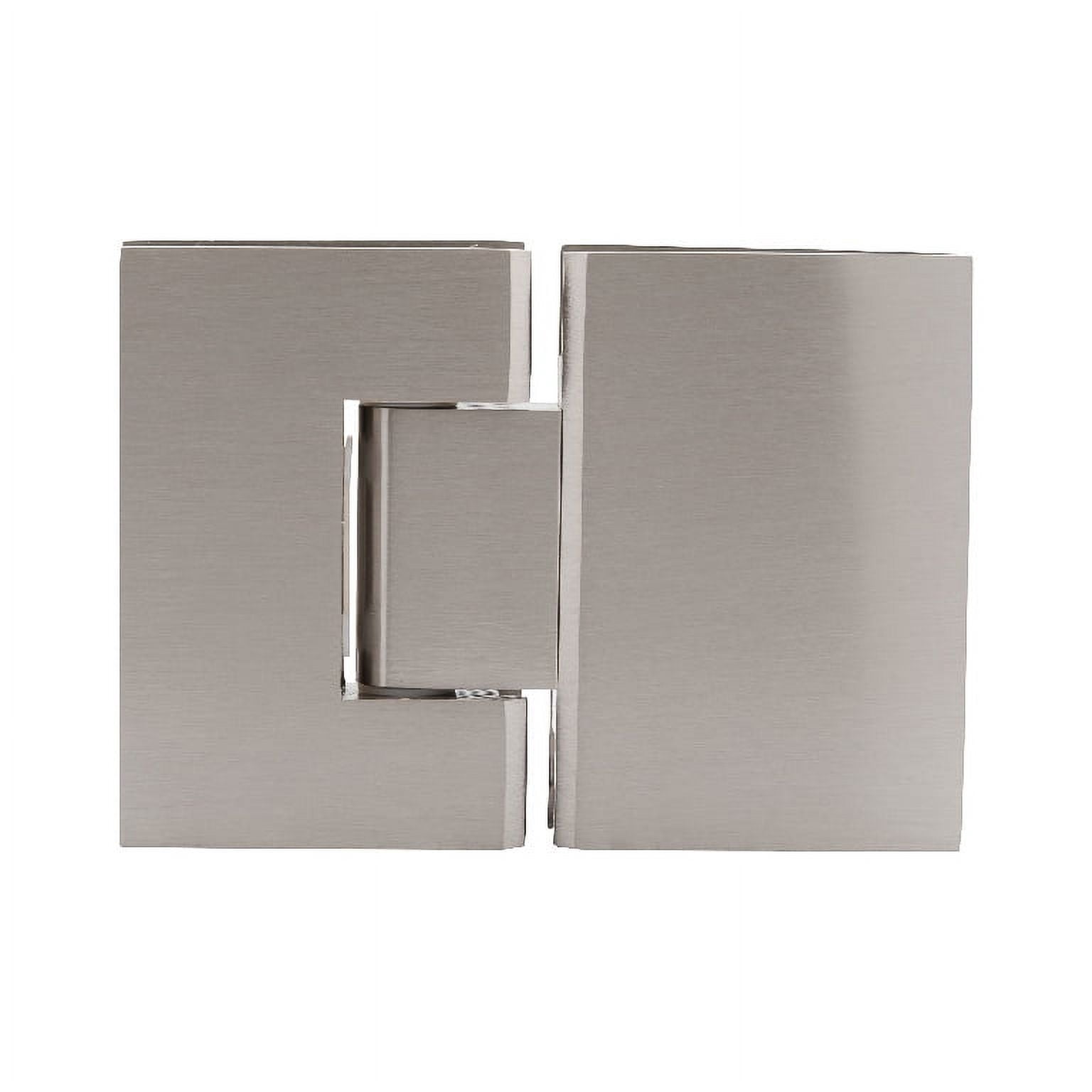 CRL MEL180BN Brushed Nickel Melbourne 180 Degree Glass-to-Glass Hinge ...