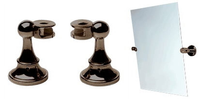 CRL MP64080RB Oil Rubbed Bronze Victorian Mirror Pivot Pair - Walmart.com