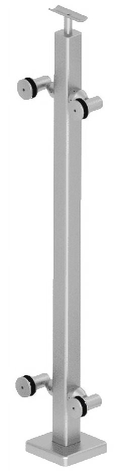 CRL P142CBS 316 Brushed Stainless 42" P1 Series 180 Degree Center Post ...