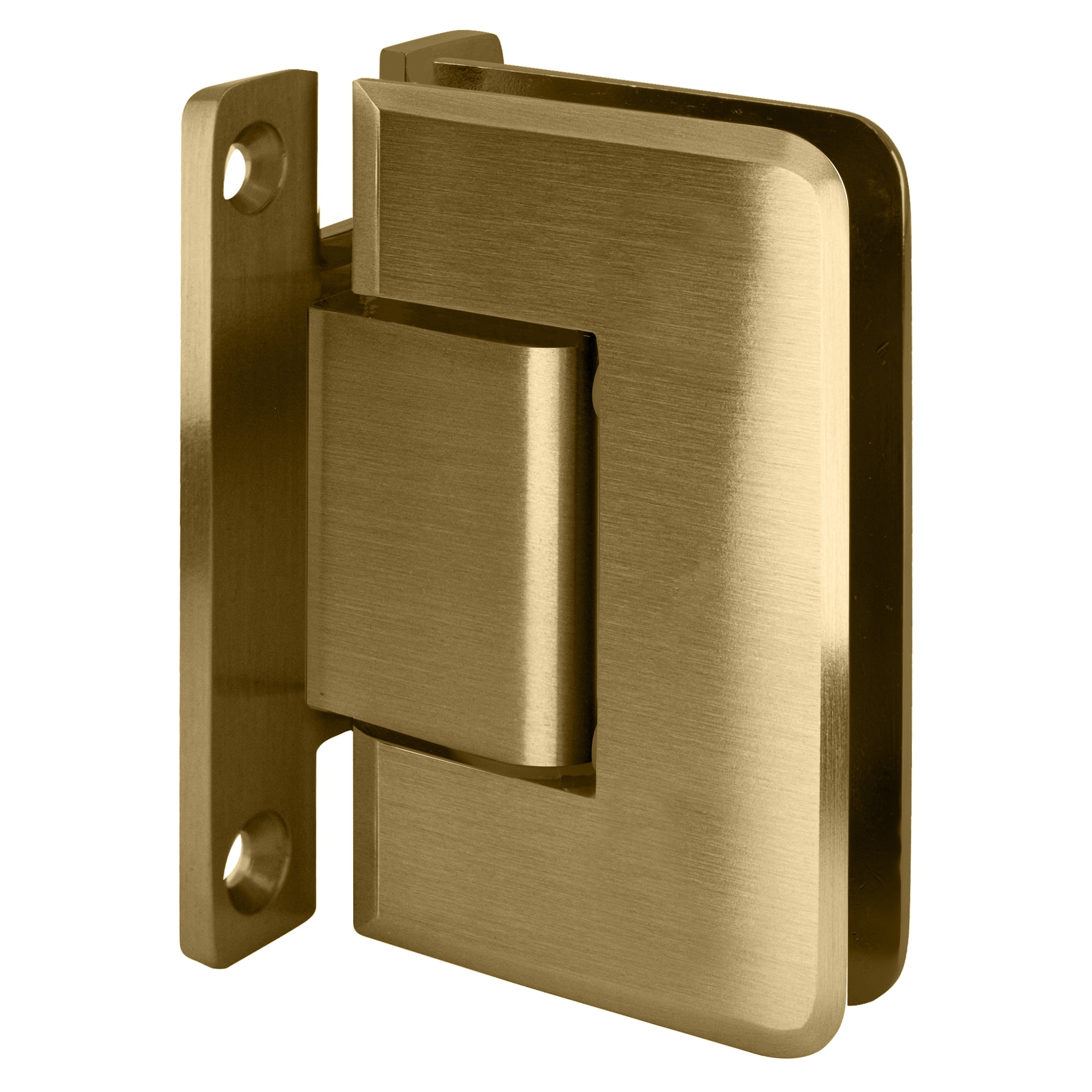 CRL P1N337SB Satin Brass Pinnacle 337 Series Adjustable Wall Mount 'H ...