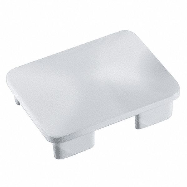 CRL PC1EWS Silver Metallic Rectangular AWS Post Cap for 180 Degree ...
