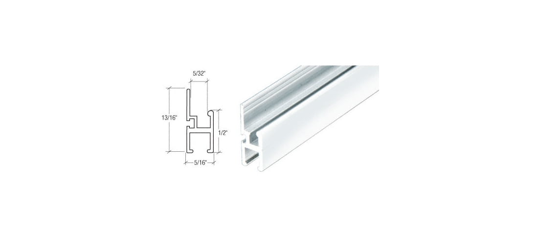 CRL PL15970 White Drop-In Style Top and Side Triple Track Frame 72 ...