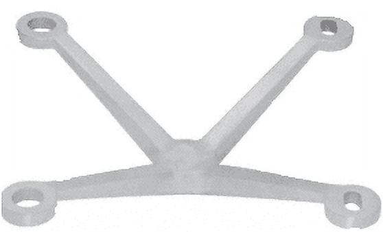 CRL PMR4BS Brushed Stainless Regular Duty Spider Fitting 4-Way Arm ...