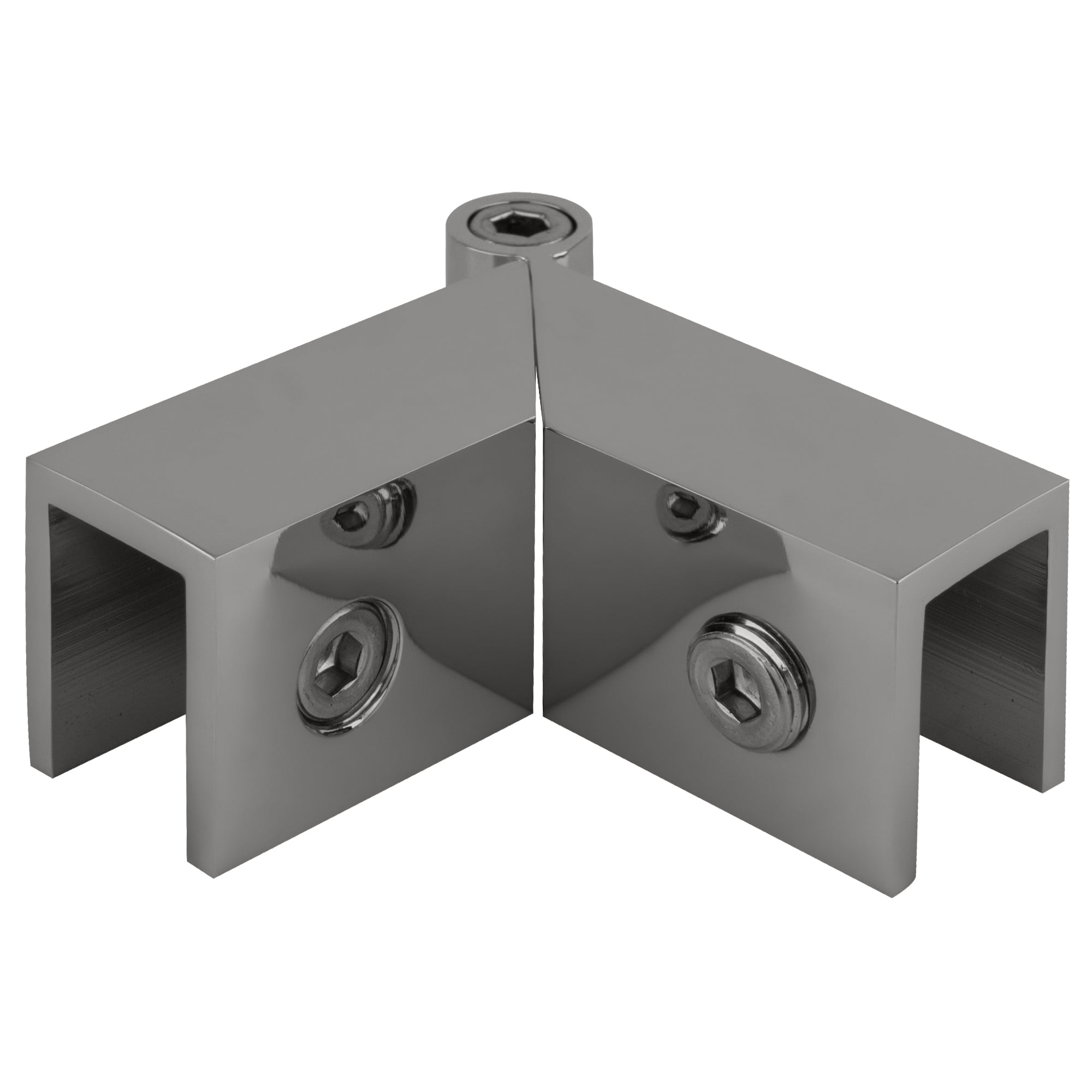 CRL S0GC91CH Chrome Adjustable "Sleeve Over" Glass Clamp - Walmart.com