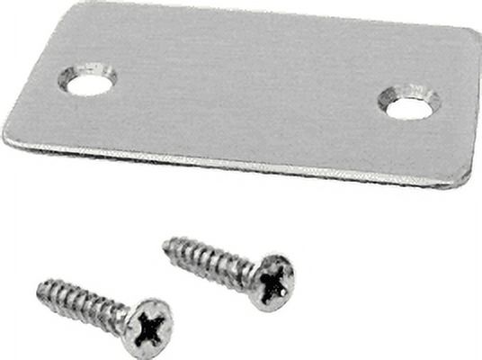 CRL SCECBS Brushed Stainless End Cap with Screws for Shallow U-Channel ...