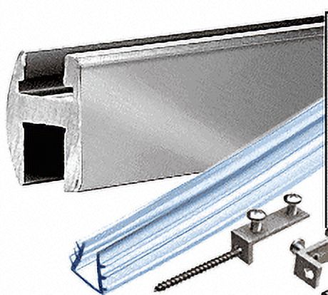 CRL SDH980ABN Antique Brushed Nickel Deluxe Shower Door Header Kit - 95 ...