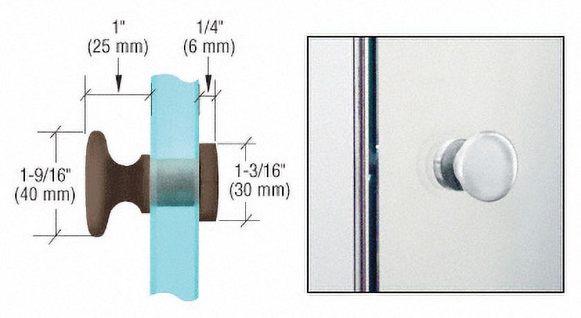 CRL SDK2000RB Oil Rubbed Bronze Traditional Style Single-Sided Door Knob - Walmart.com