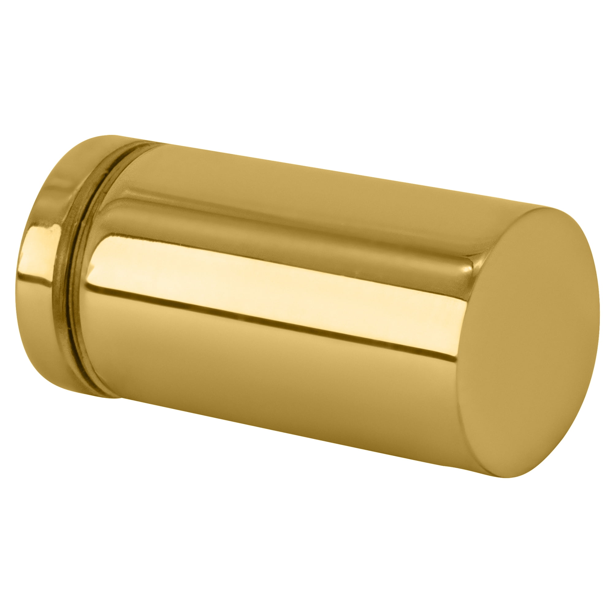 CRL SDK212BR Polished Brass Cylinder Style Single-Sided Shower Door ...
