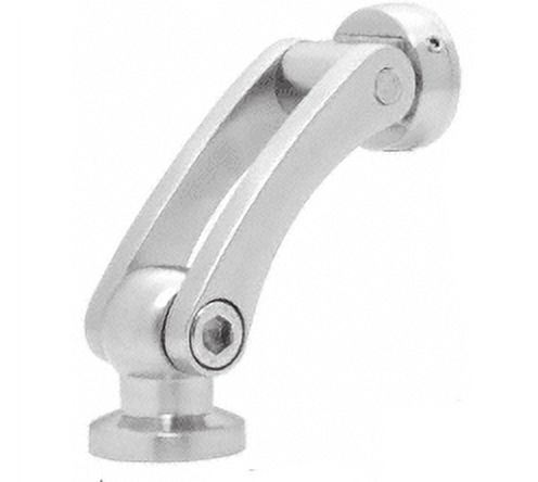 CRL SGF01BGW 316 Brushed Stainless Dual Pivot Glass-to-Wall/Floor ...