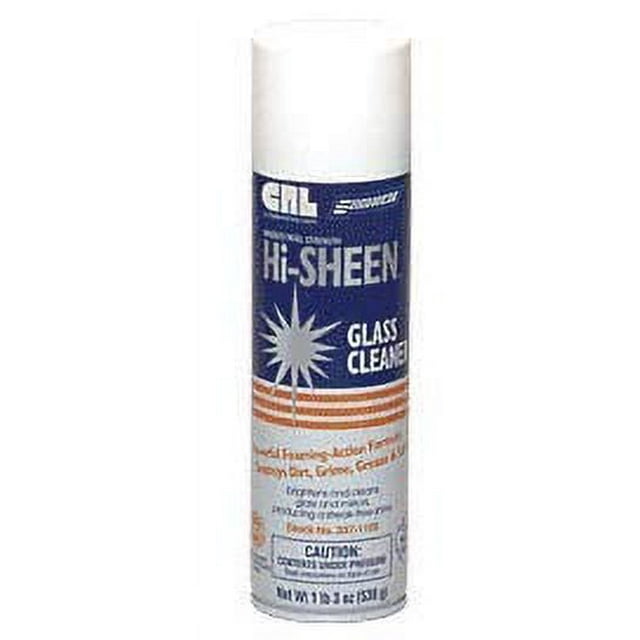 CR Laurence Hi-SHEEN Glass Cleaner, 19 oz Can, Industrial Strength ...