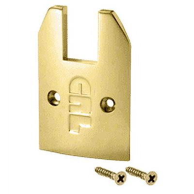 CRL SREC2TPB Polished Brass Low Profile Tapered Sidelite Rail Cap with ...