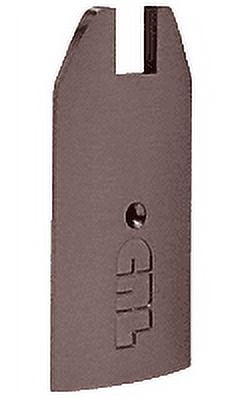 CRL SREC4TDU Black Bronze Anodized 4" Tapered End Cap for Sidelite ...