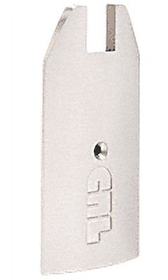 CRL SREC4TSA Satin Anodized 4" Tapered End Cap for Sidelite Rails ...